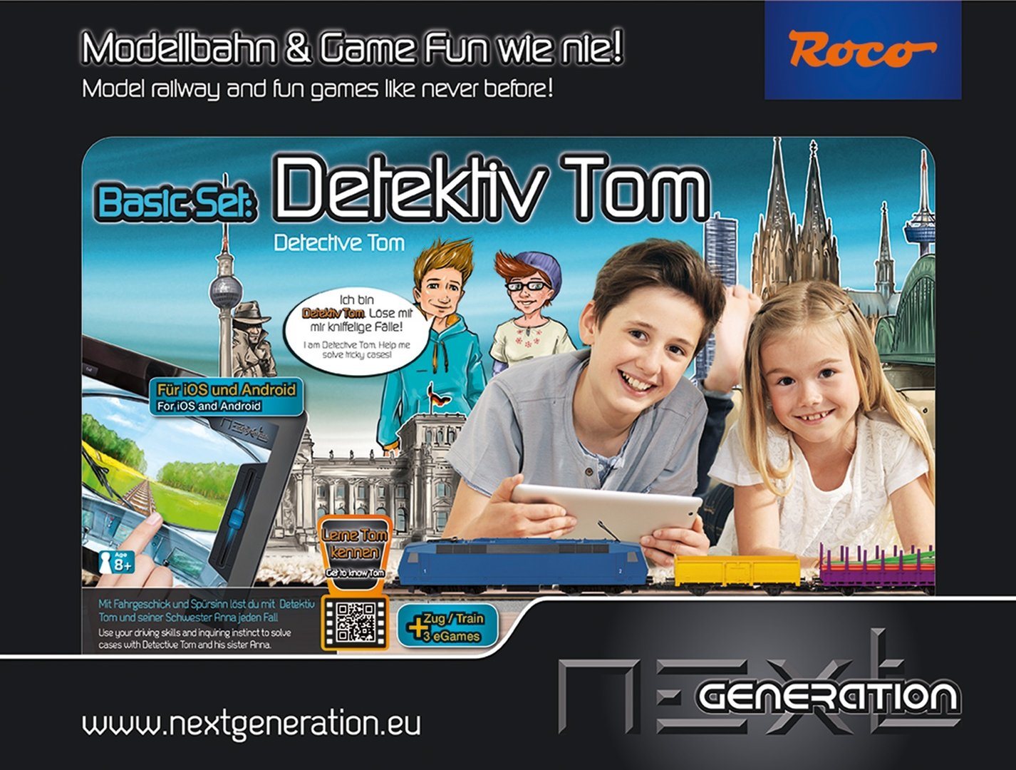 Roco 51401 Next Generation Basis-sæt B Detektiv DB AG, Ep VI, DC, H0